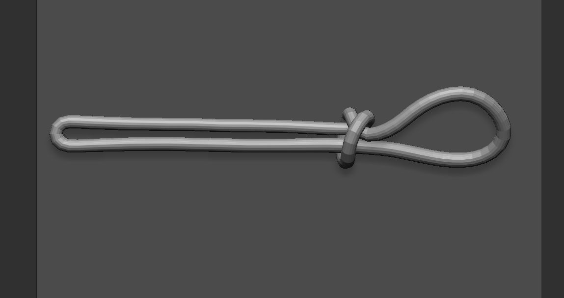 20 Low poly knot nodes base mesh Zbrush IMM and curve set 3D model ...