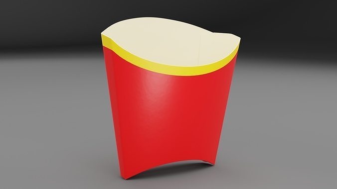 Mcdonalds Empty Fries Box