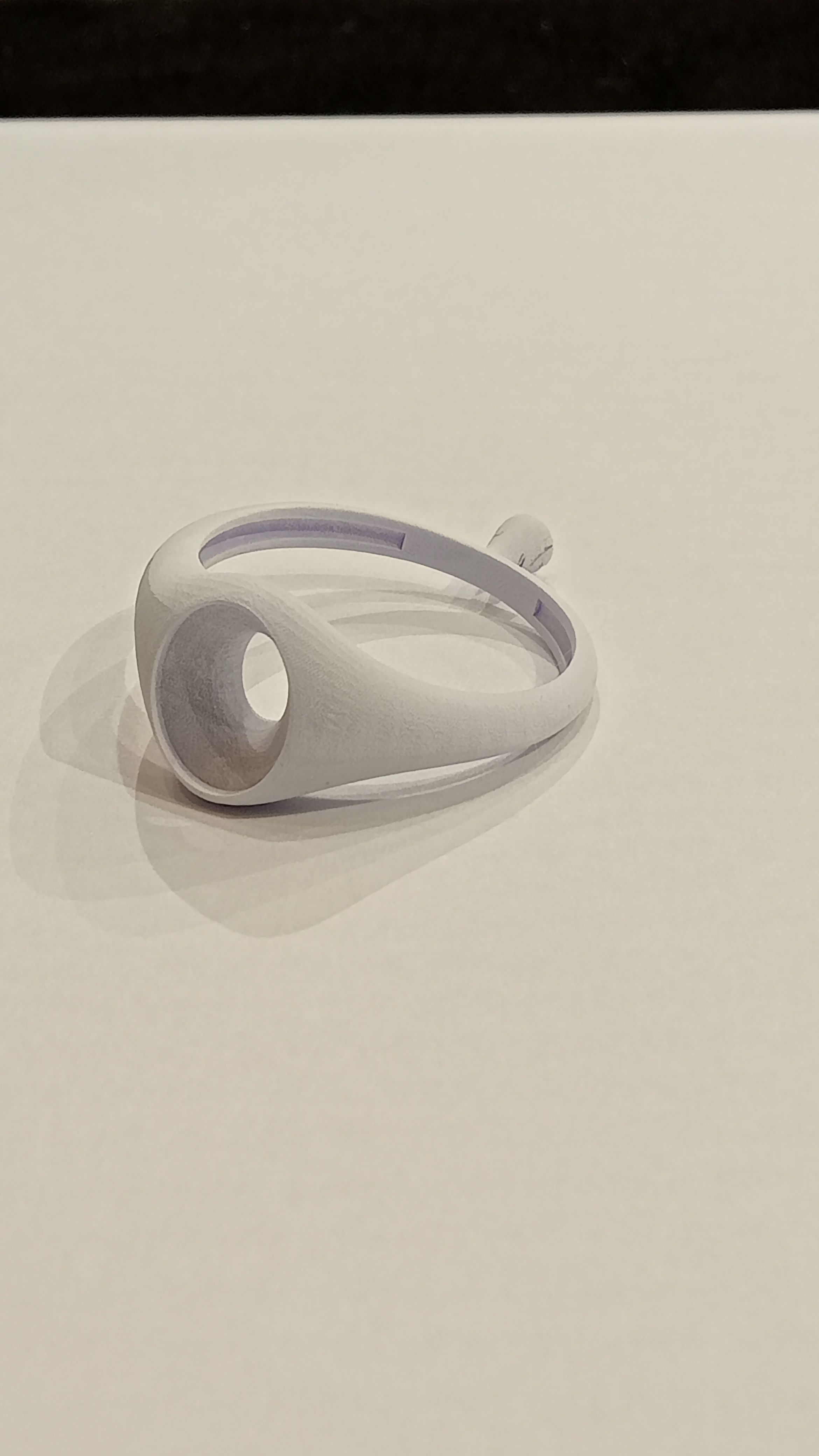 Simple signet ring 3D model 3D printable | CGTrader