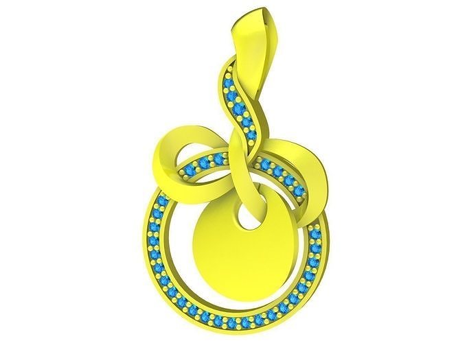 4719 korean diamond art pendant 3D model 3D printable | CGTrader