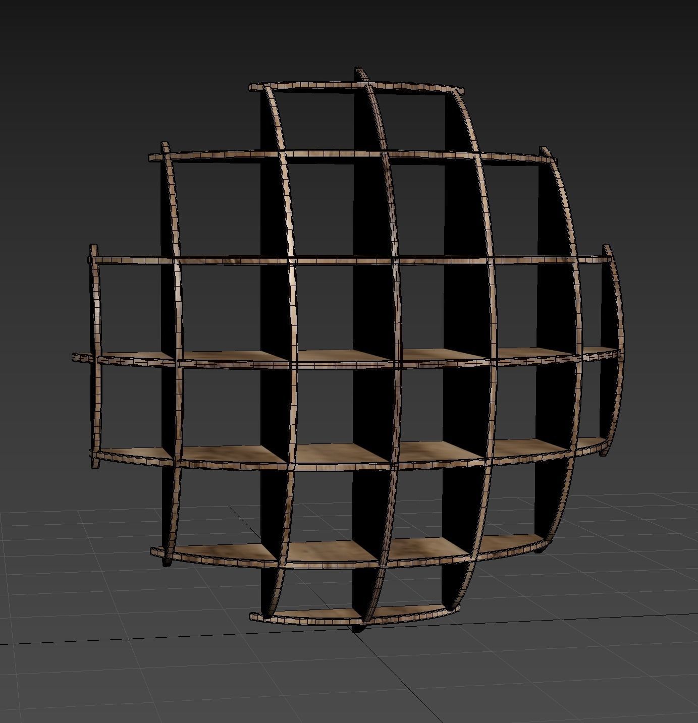 Shelf sphere 3D model | CGTrader