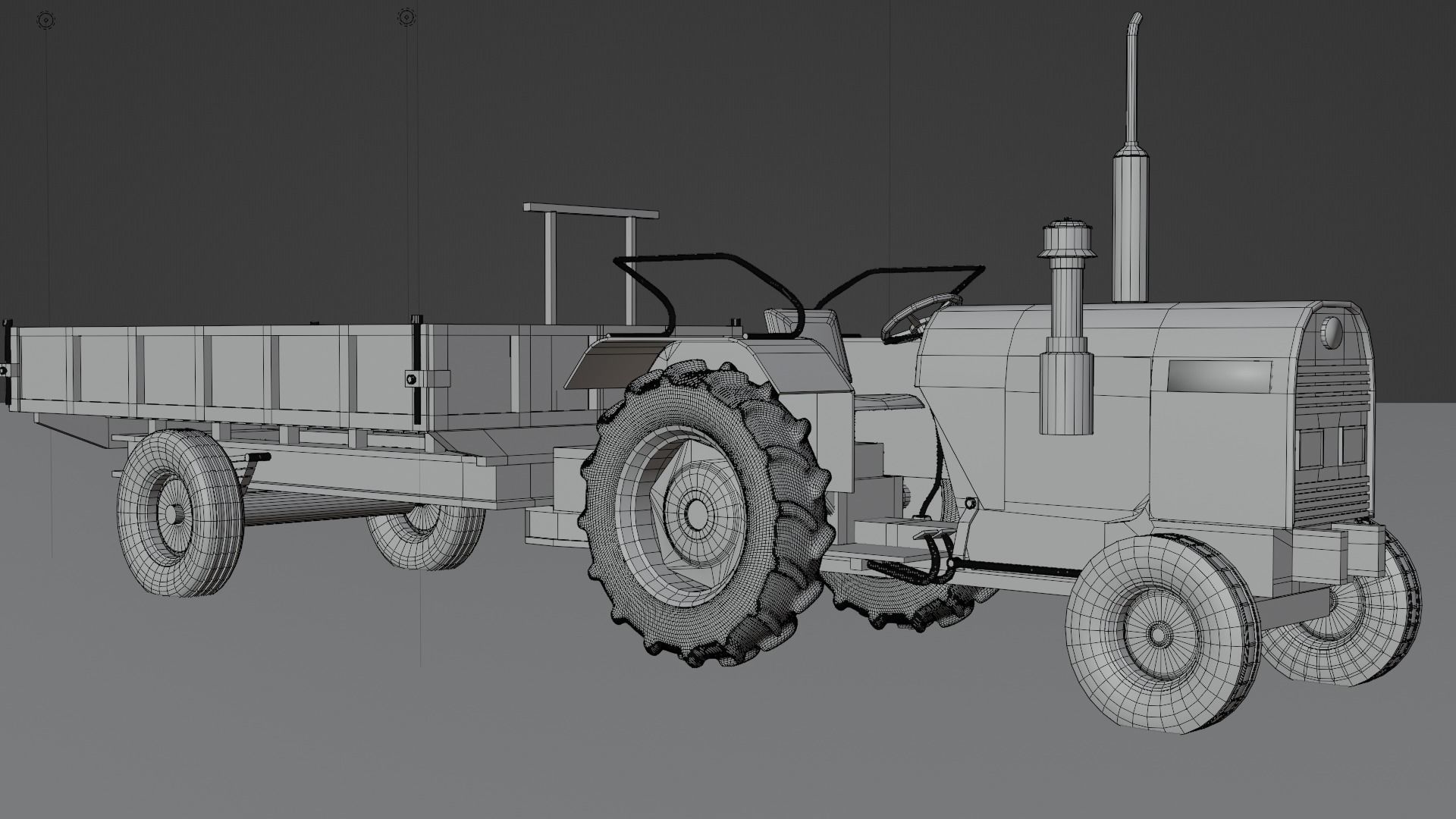 Eicher Tractor 3D model | CGTrader