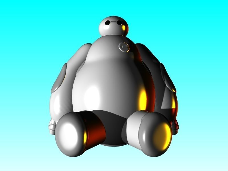 BAYMAX DISNEY SERIE PIXAR BIG HERO 6 3D model 3D printable | CGTrader