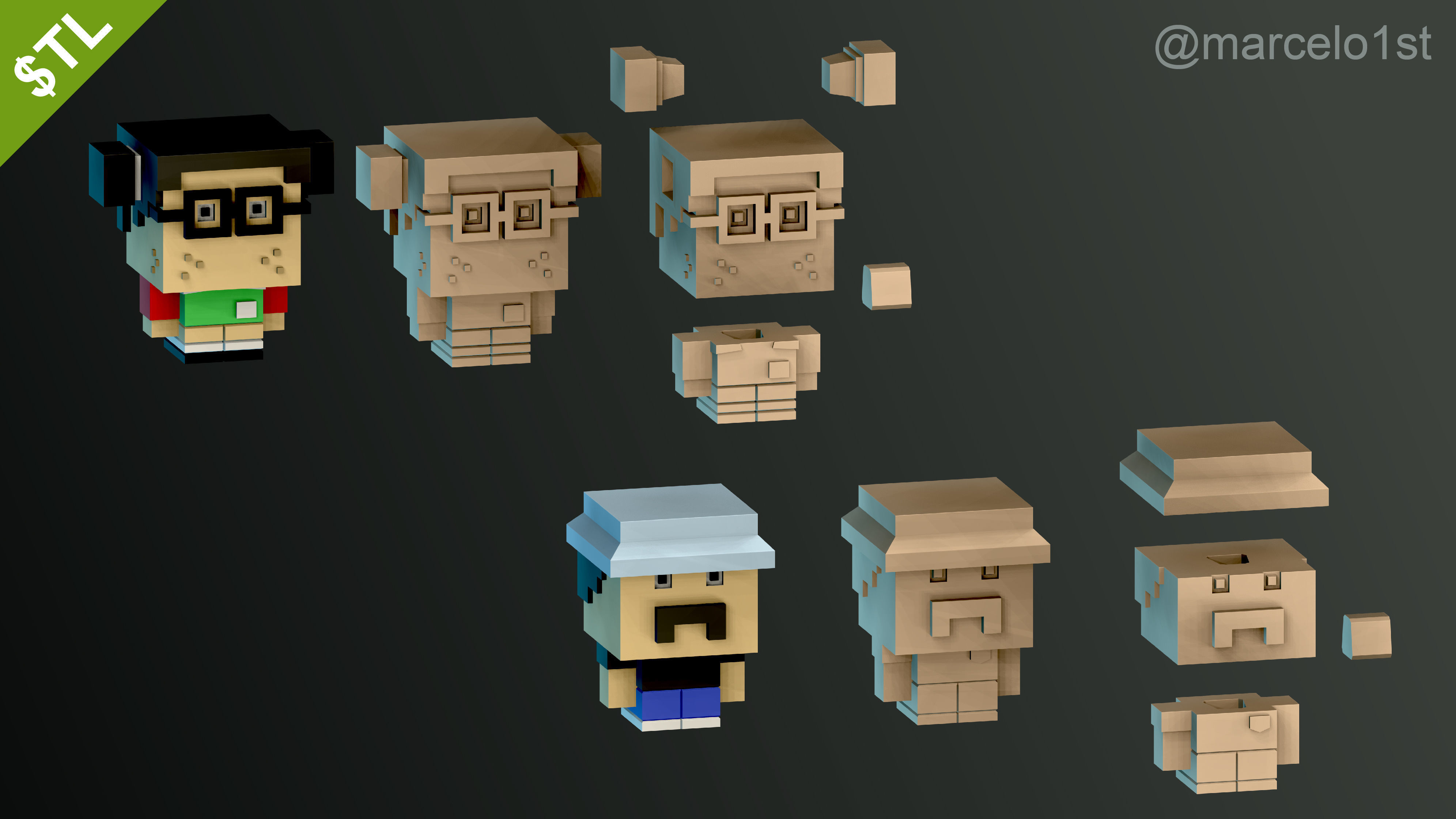 CUBES Chaves - Complete 3D model 3D printable | CGTrader