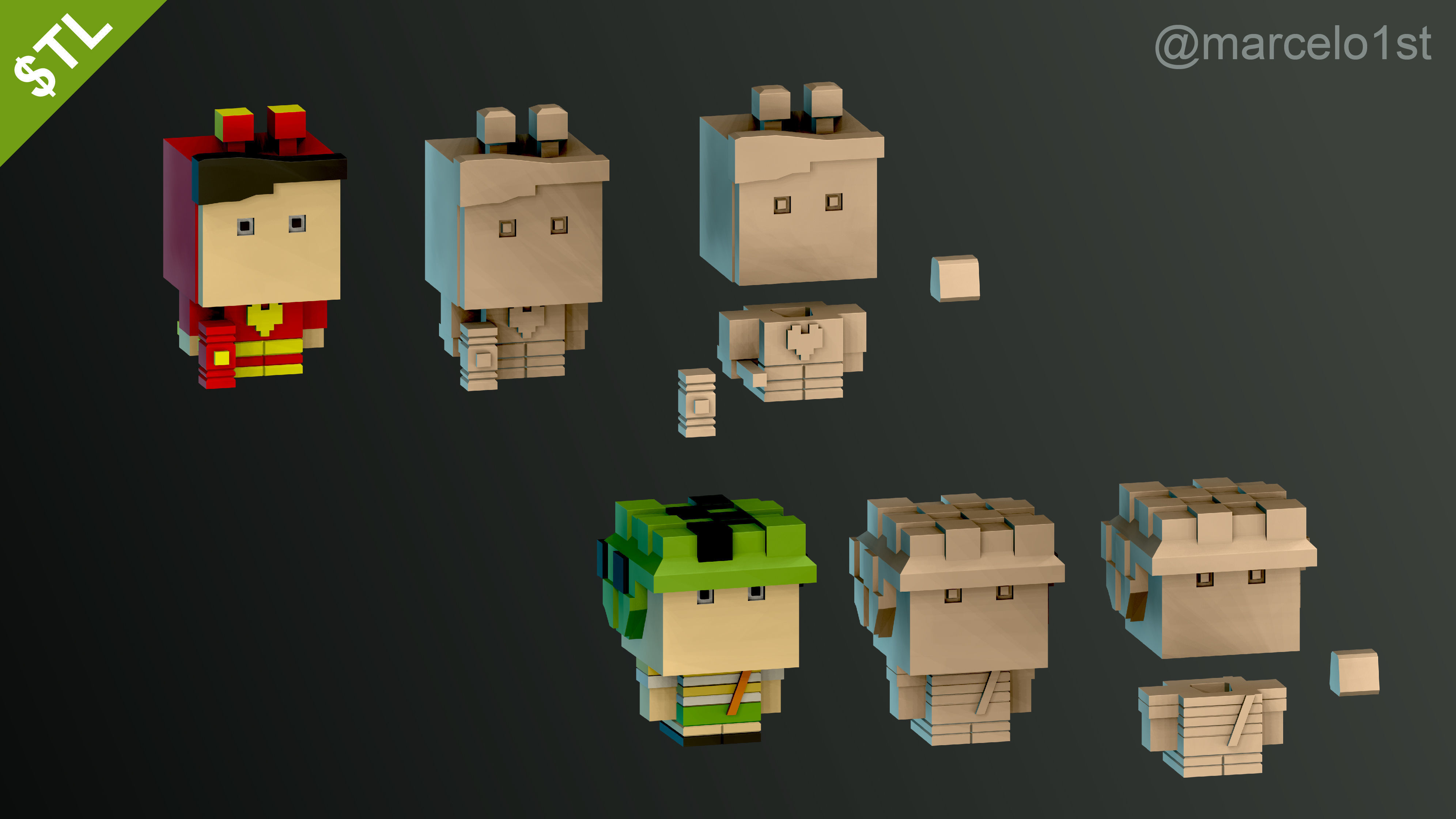CUBES Chaves - Complete 3D model 3D printable | CGTrader