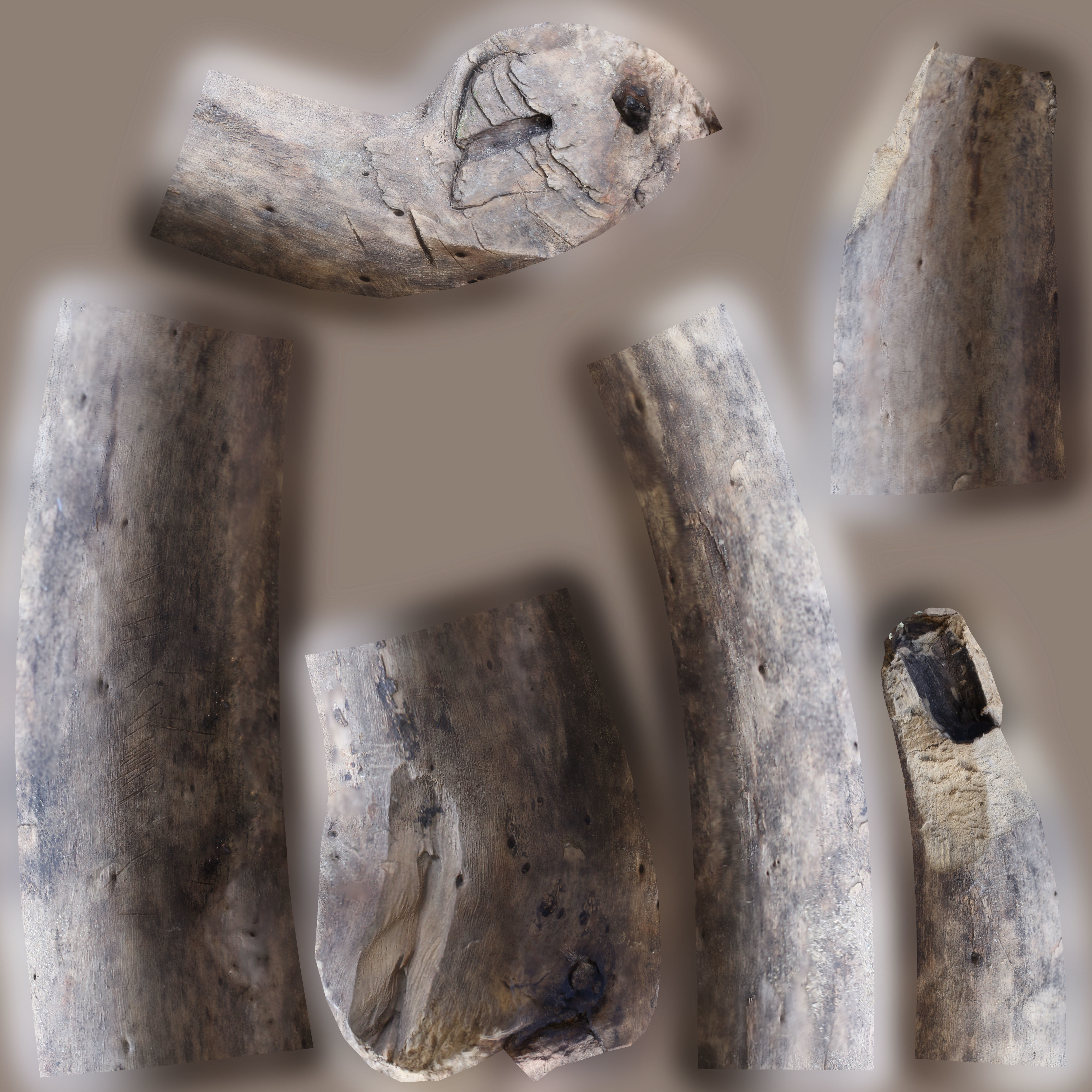 PSWooden005 scanned stick 3D model | CGTrader