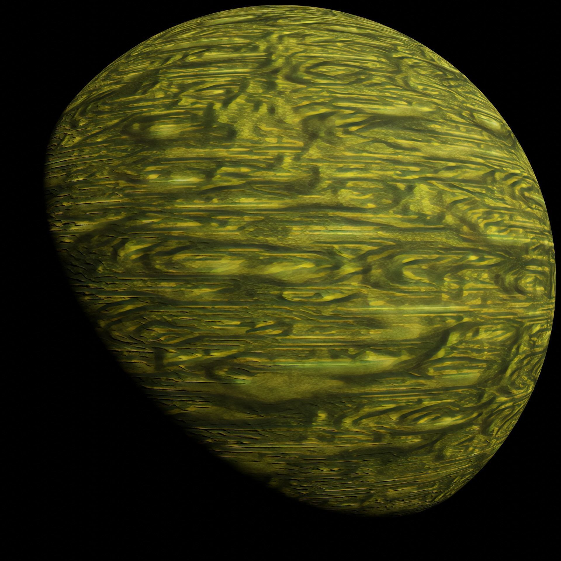 Texture Ancient worked bronze - 4K PBR BRDF material VR / AR / low-poly ...