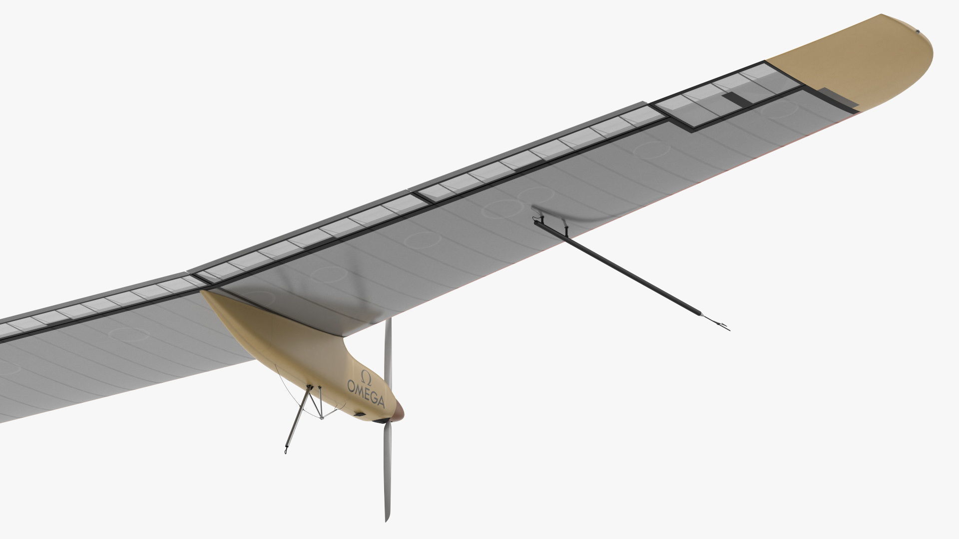 Airplane Prototype Solar Impulse HB-SIA 3D model | CGTrader