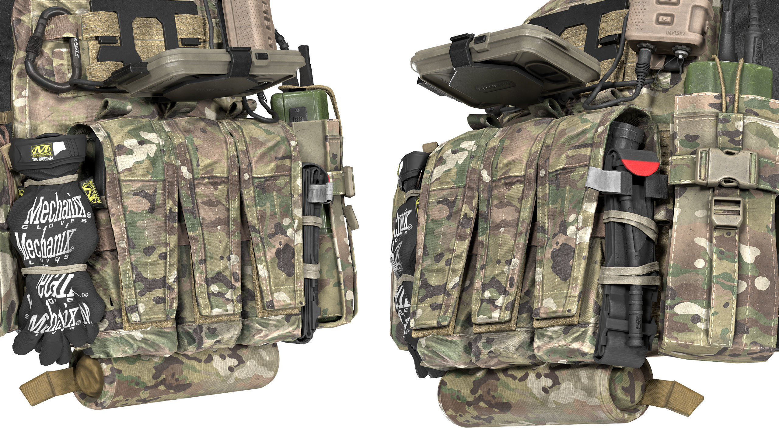 AVS PLATE CARRIER BUNDLE 3D Model Collection | CGTrader