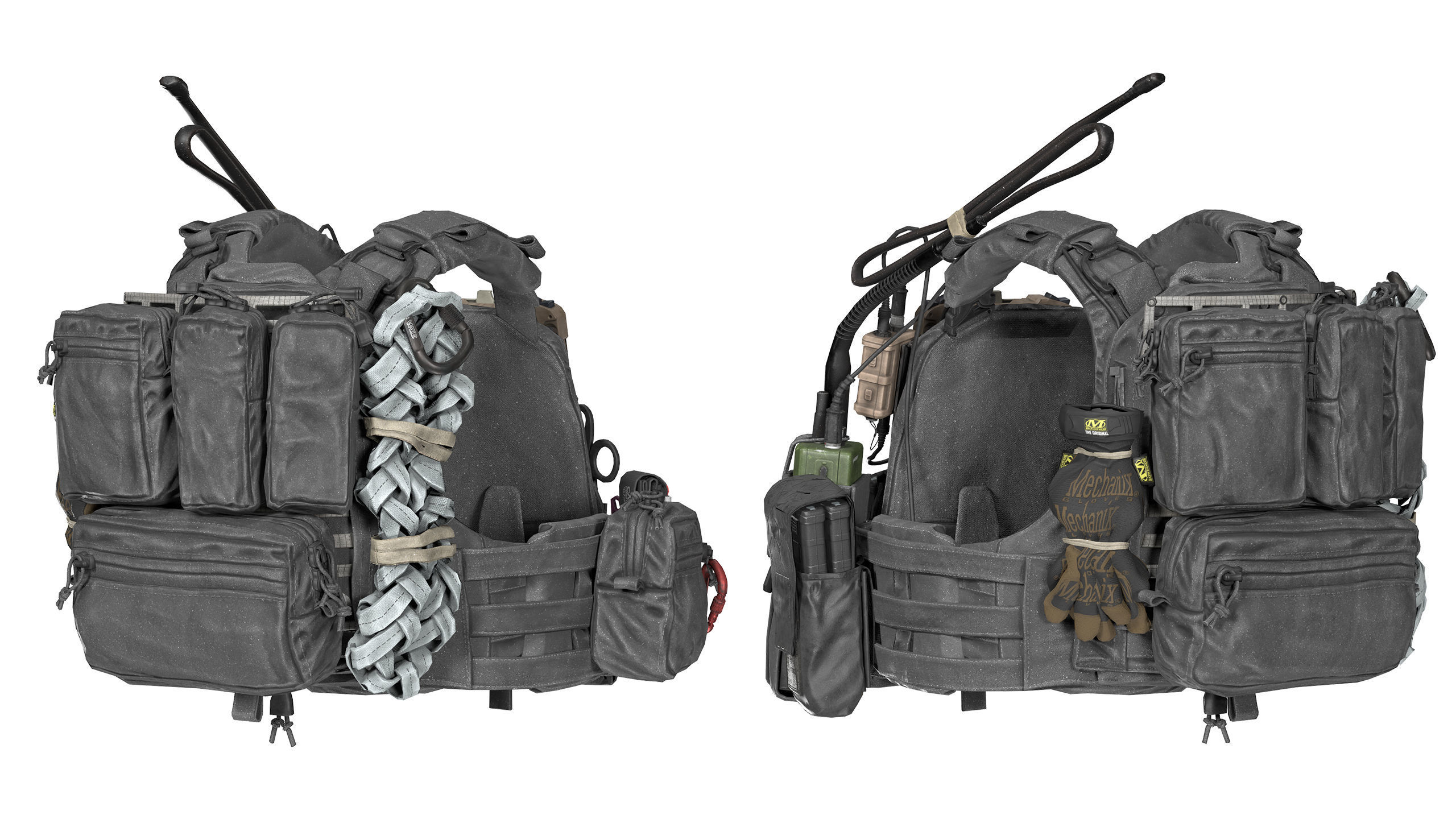 AVS PLATE CARRIER BUNDLE 3D Model Collection | CGTrader