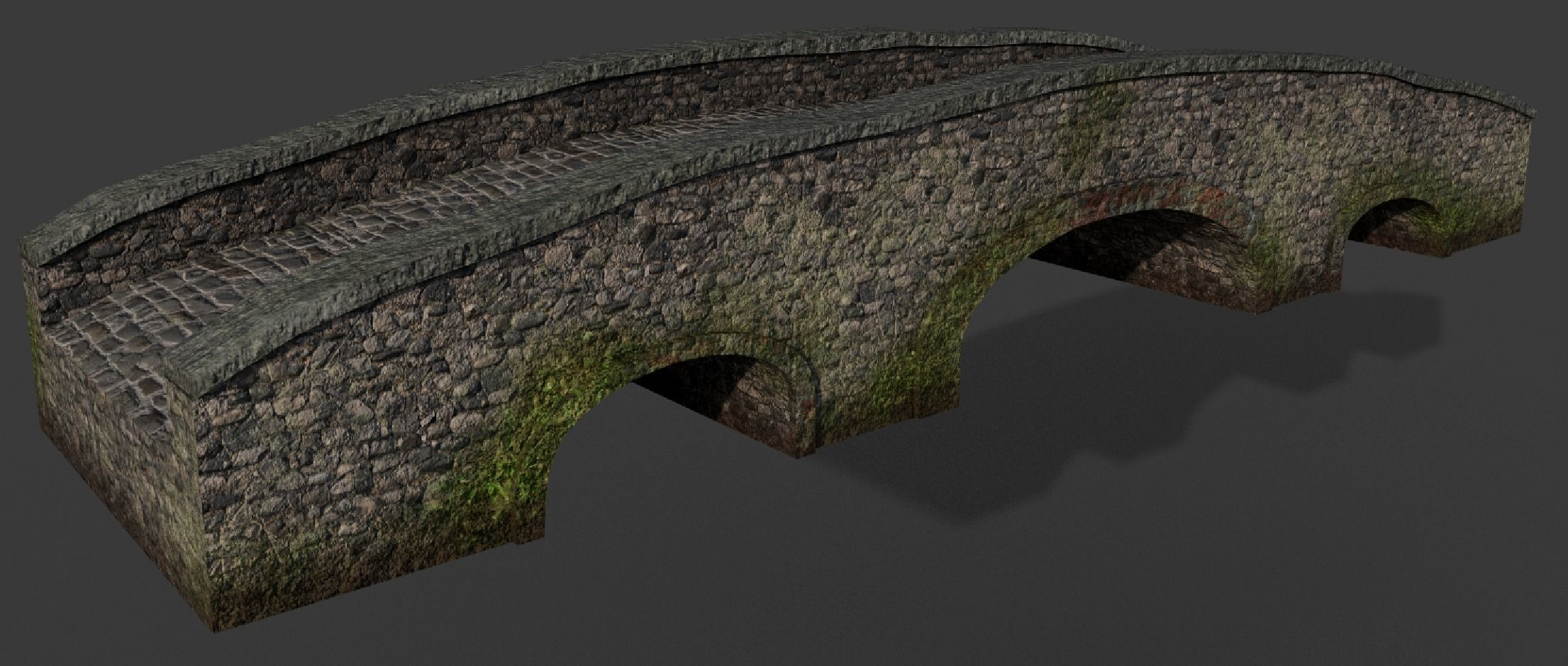 3D model Stone Bridge - PBR VR / AR / low-poly | CGTrader