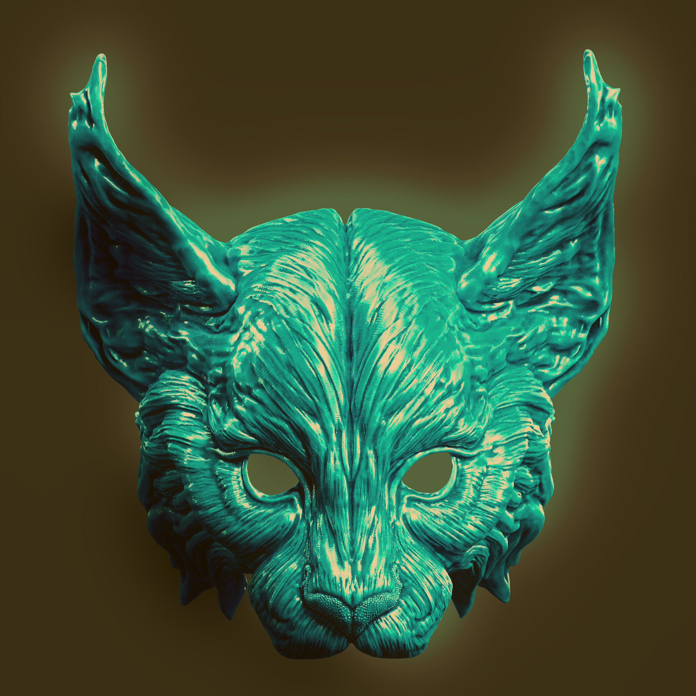lynx fantasy mask 3D model 3D printable | CGTrader