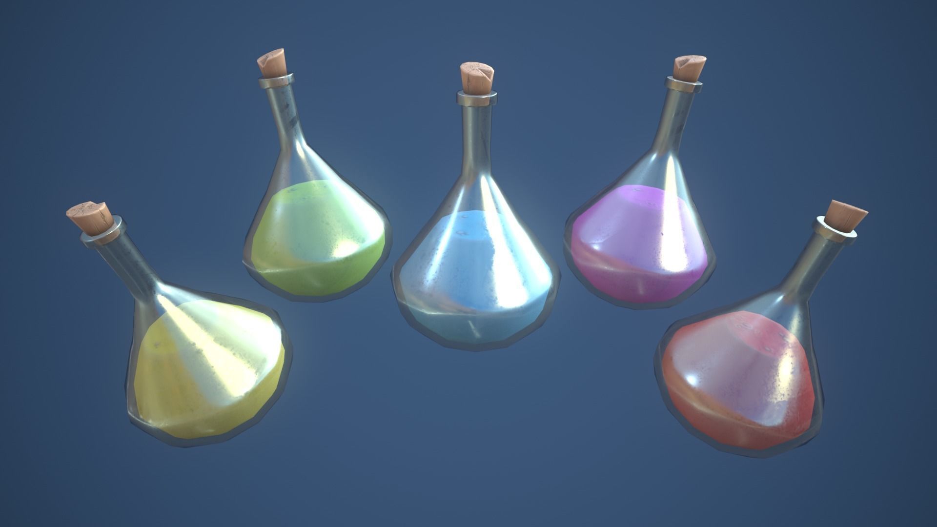 3D model Stylized Elixir Alchemy Potion VR / AR / low-poly | CGTrader