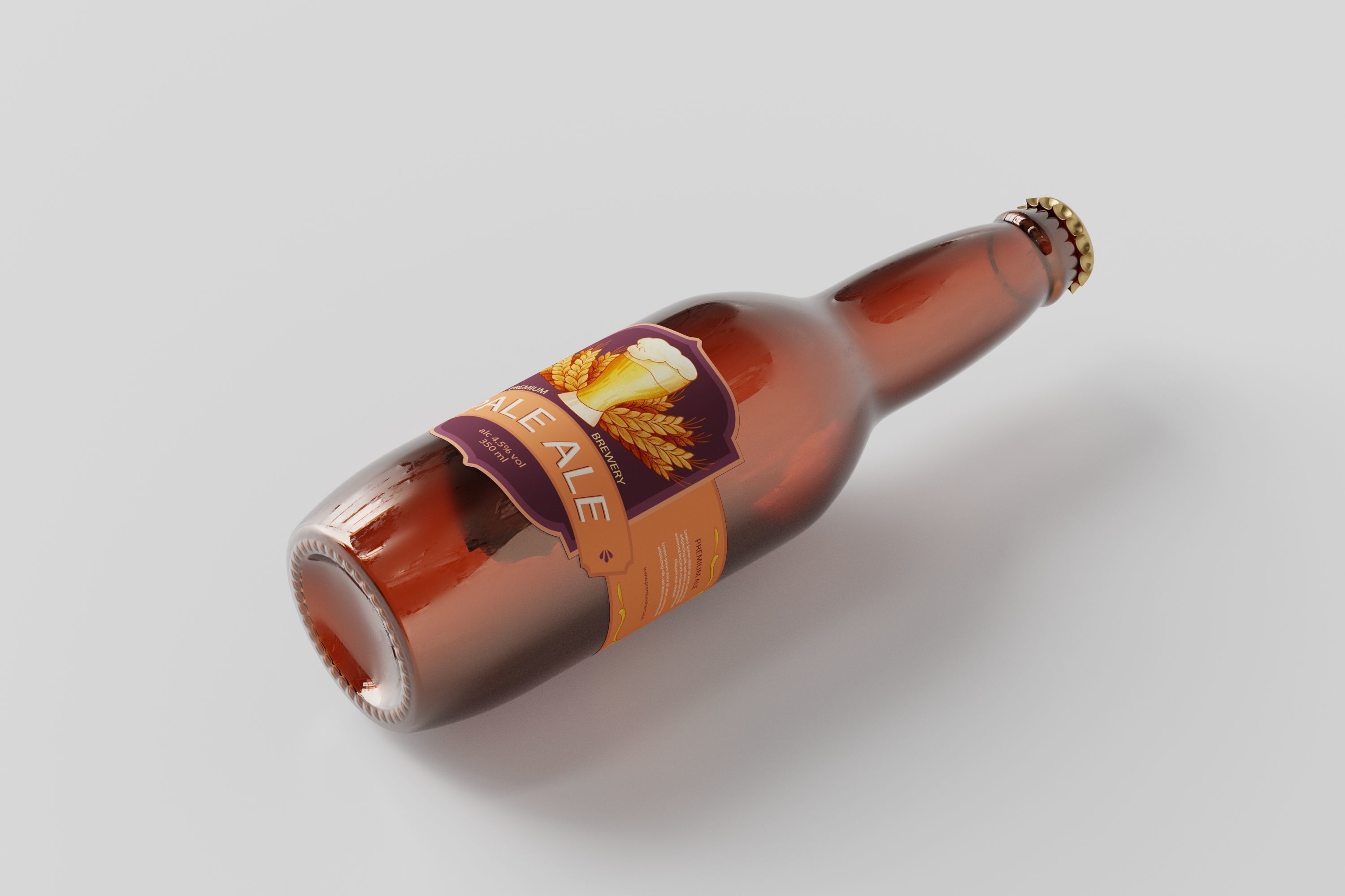 3D model Beer Bottle Six Pack Carrier VR / AR / low-poly | CGTrader