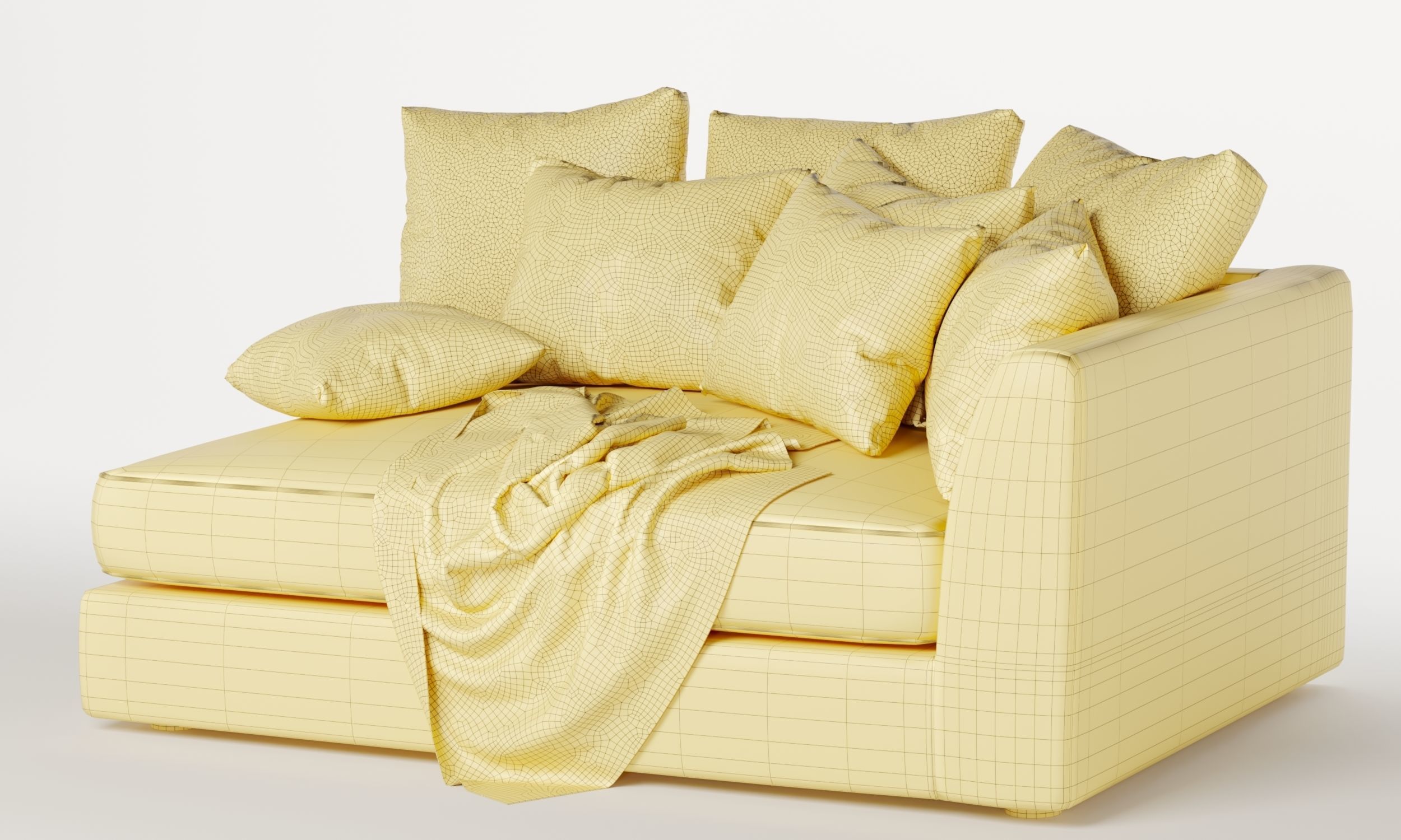 Hadleigh Small Sofa Unit 3D model | CGTrader