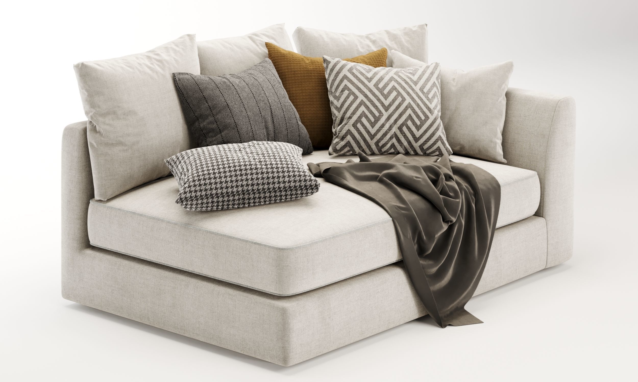 Hadleigh Small Sofa Unit 3D model | CGTrader