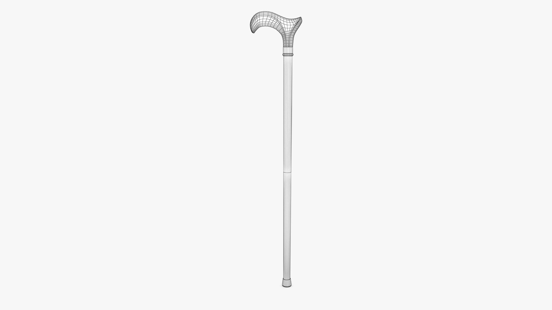3D model Antique Walking Cane VR / AR / low-poly | CGTrader
