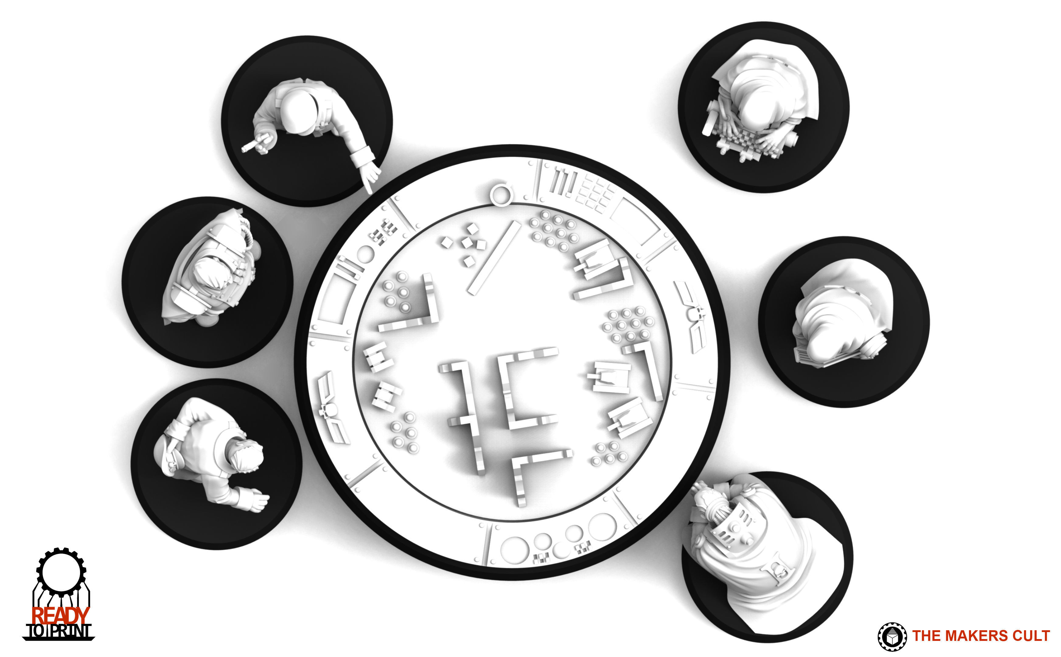 Universal Guard - Map Room 3D model 3D printable | CGTrader