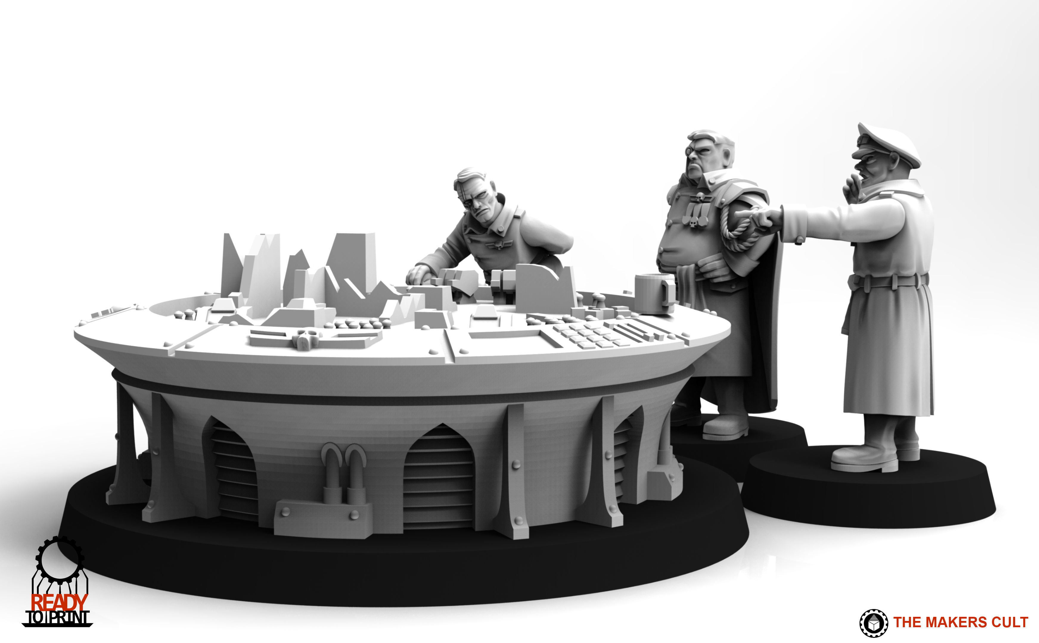 Universal Guard - Map Room 3D model 3D printable | CGTrader