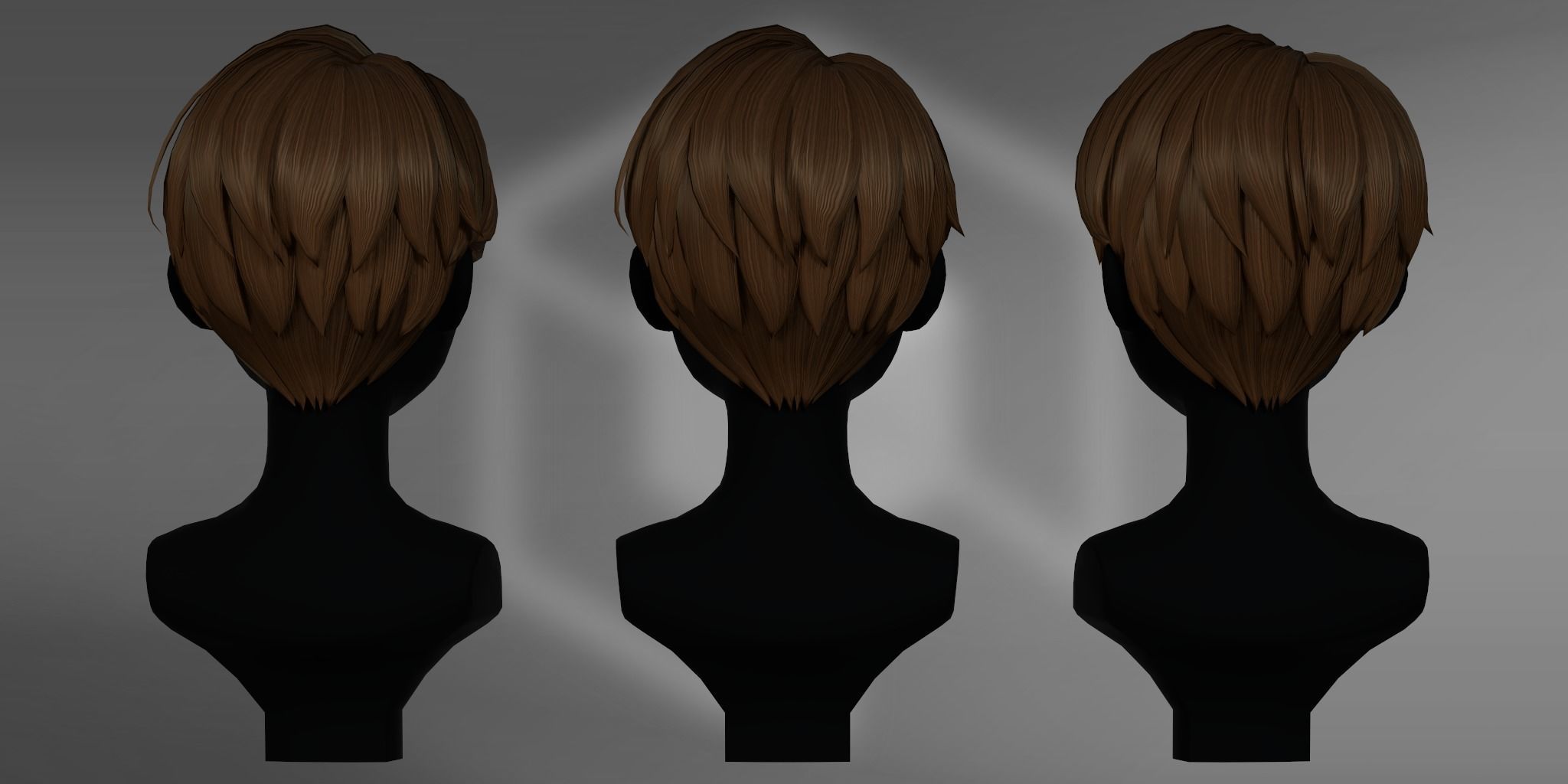 3D model Game Hair - Stylized Male Hairstyle V7 VR / AR / low-poly ...