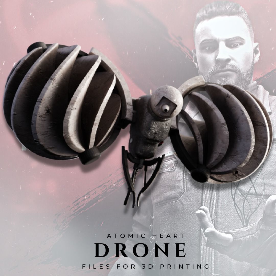 MUC-1 DROFA from Atomic Heart 3D model 3D printable | CGTrader