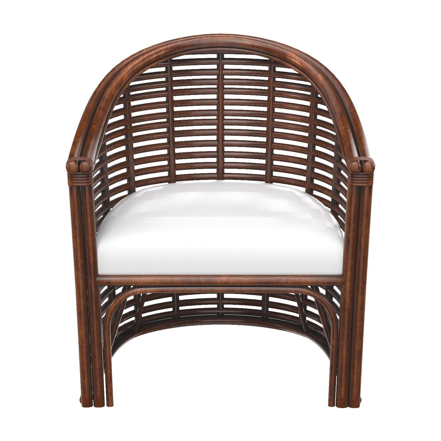 Knox Rattan Accent Arm Chair 3D model | CGTrader