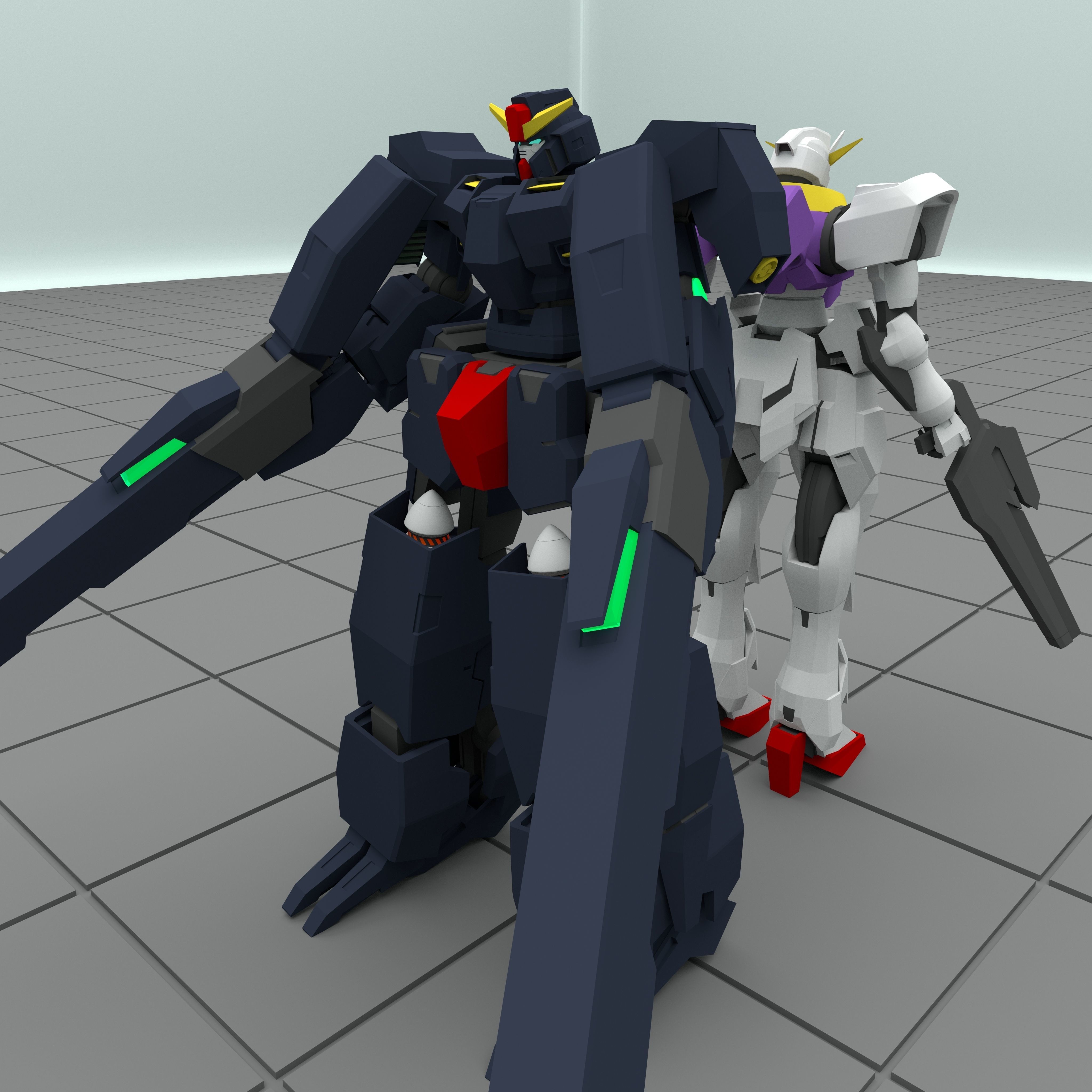 GN-008RE Seravee II 3D model | CGTrader