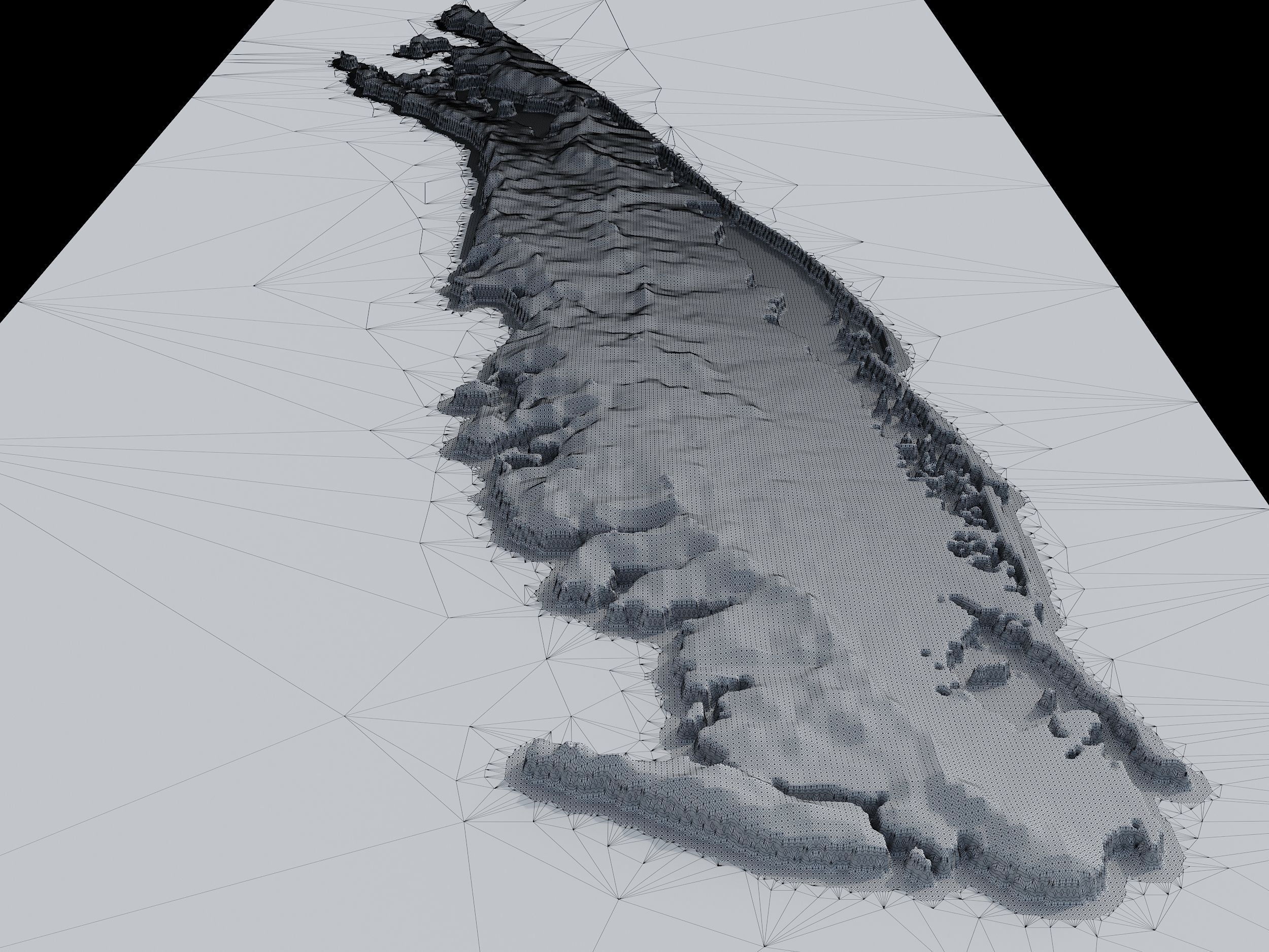 Topographic map of the Long Island and New-York 3D model | CGTrader