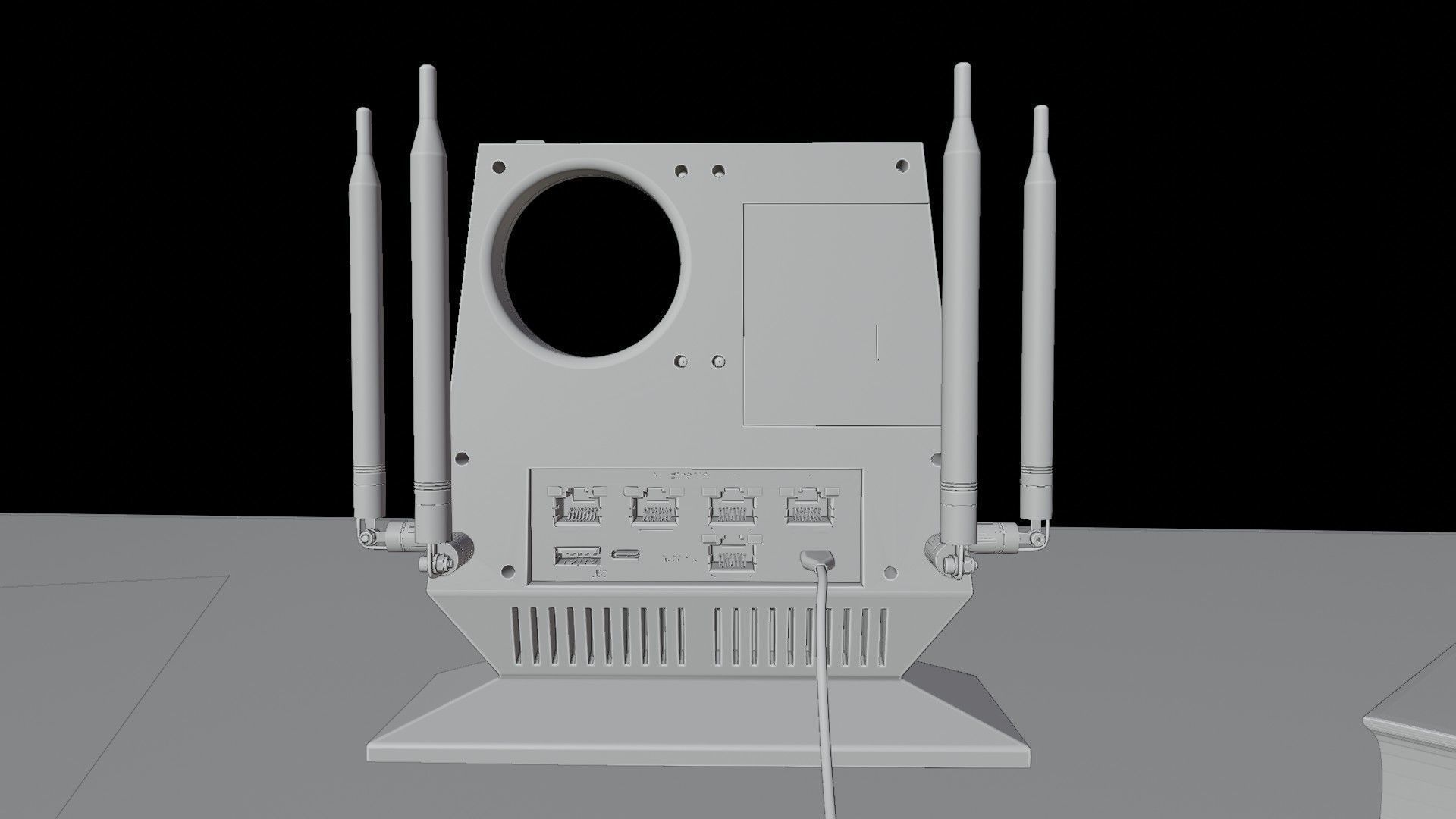 Smart Wi-Fi router 3D model rigged | CGTrader