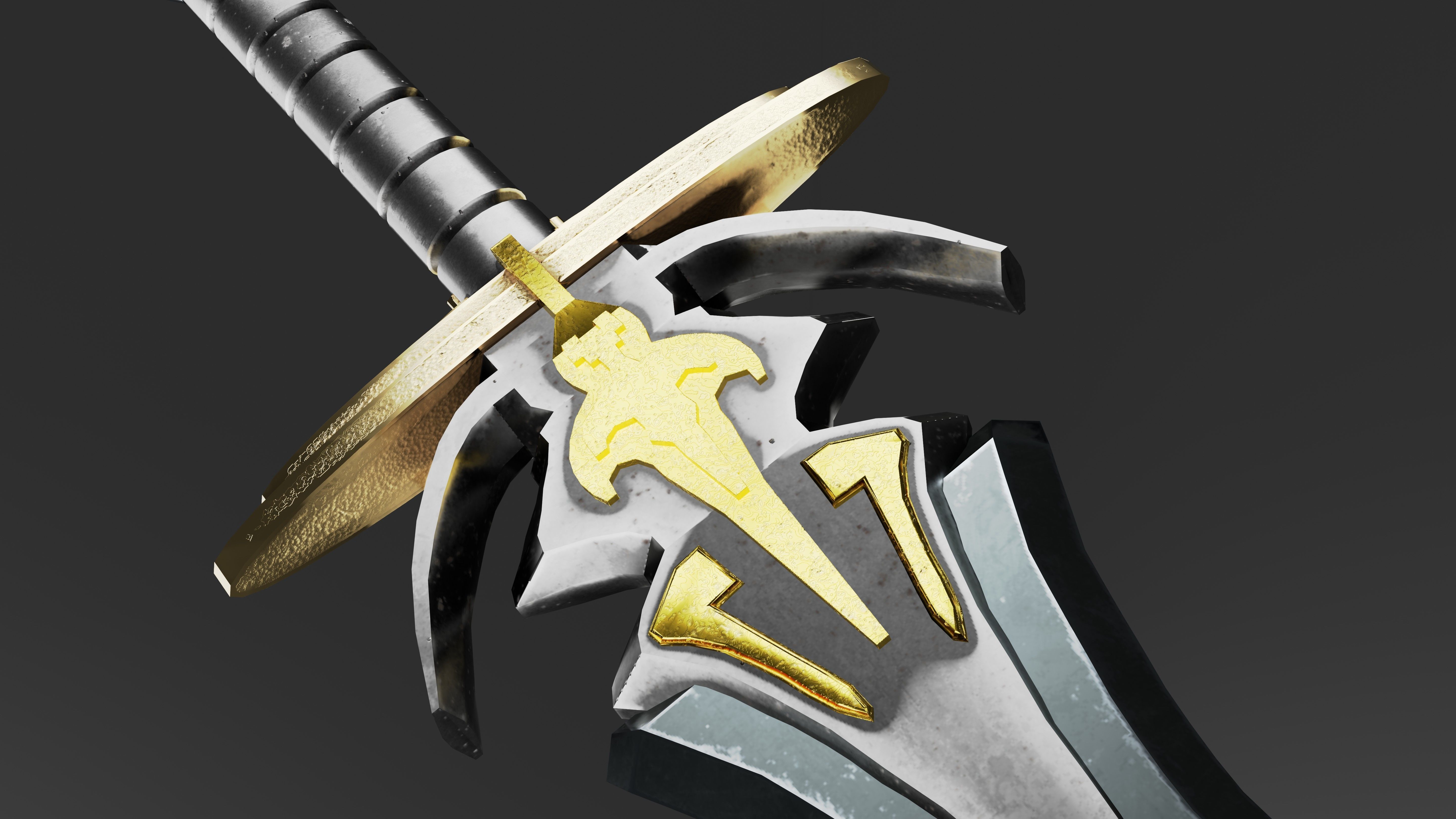 3D model sword of life VR / AR / low-poly | CGTrader