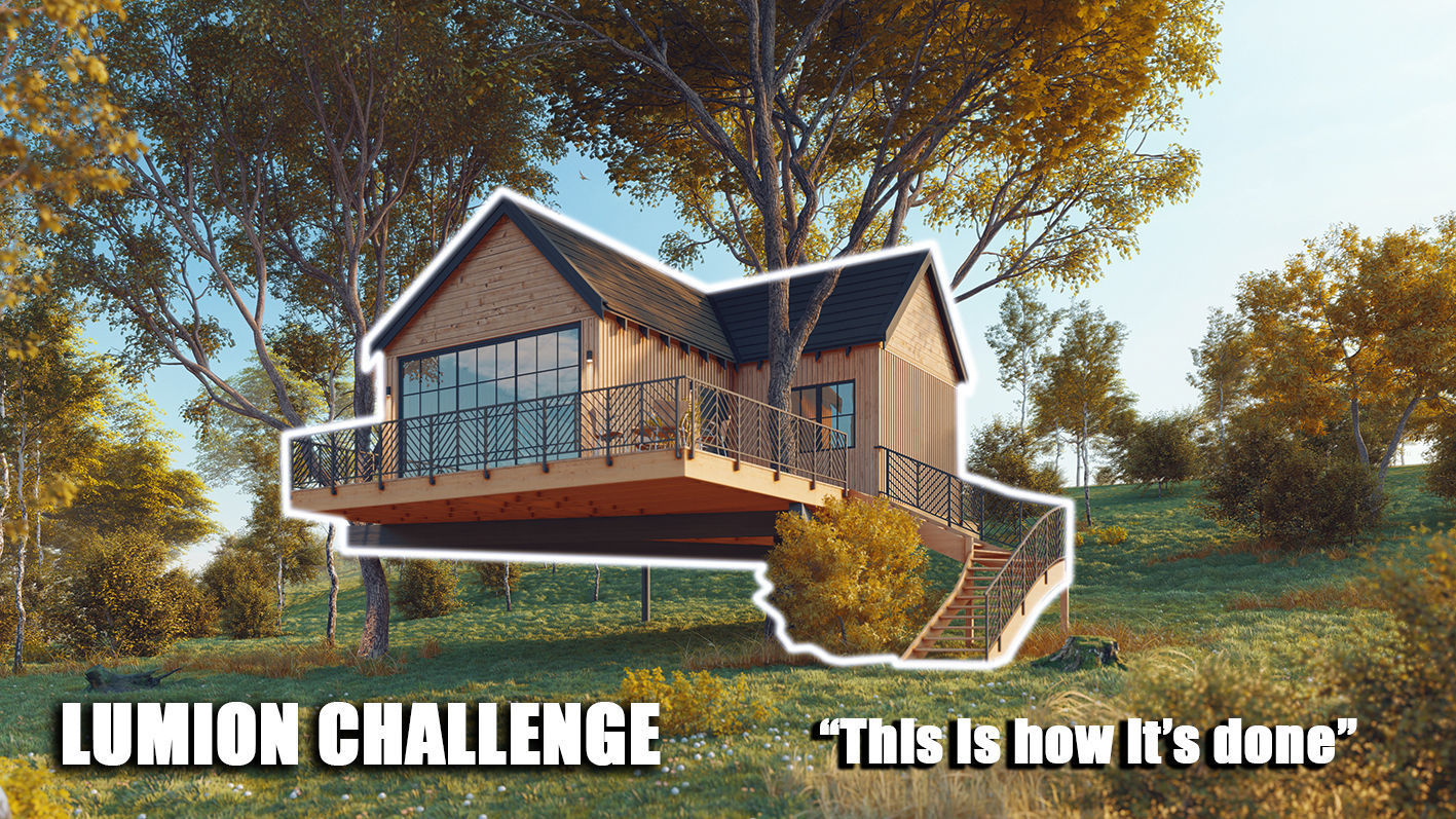 Treehouse scene Lumion12 archicad sketchup 3D model animated | CGTrader