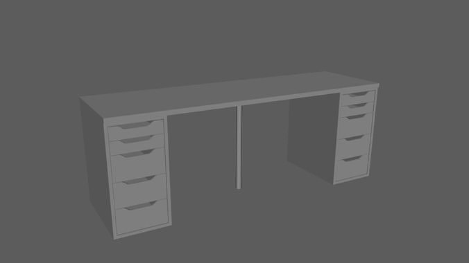 Ikea desk free 3D model | CGTrader