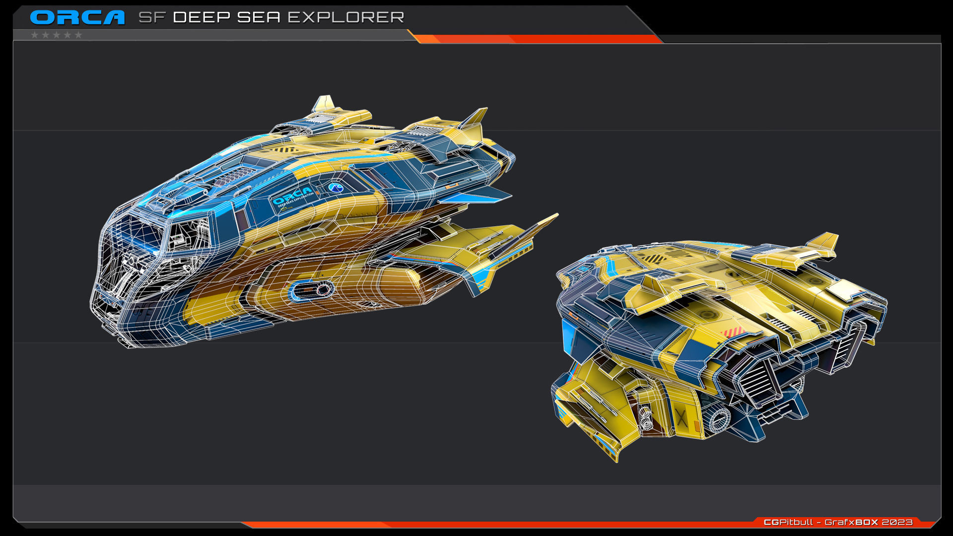 3D model SF - ORCA Explorer VR / AR / low-poly | CGTrader