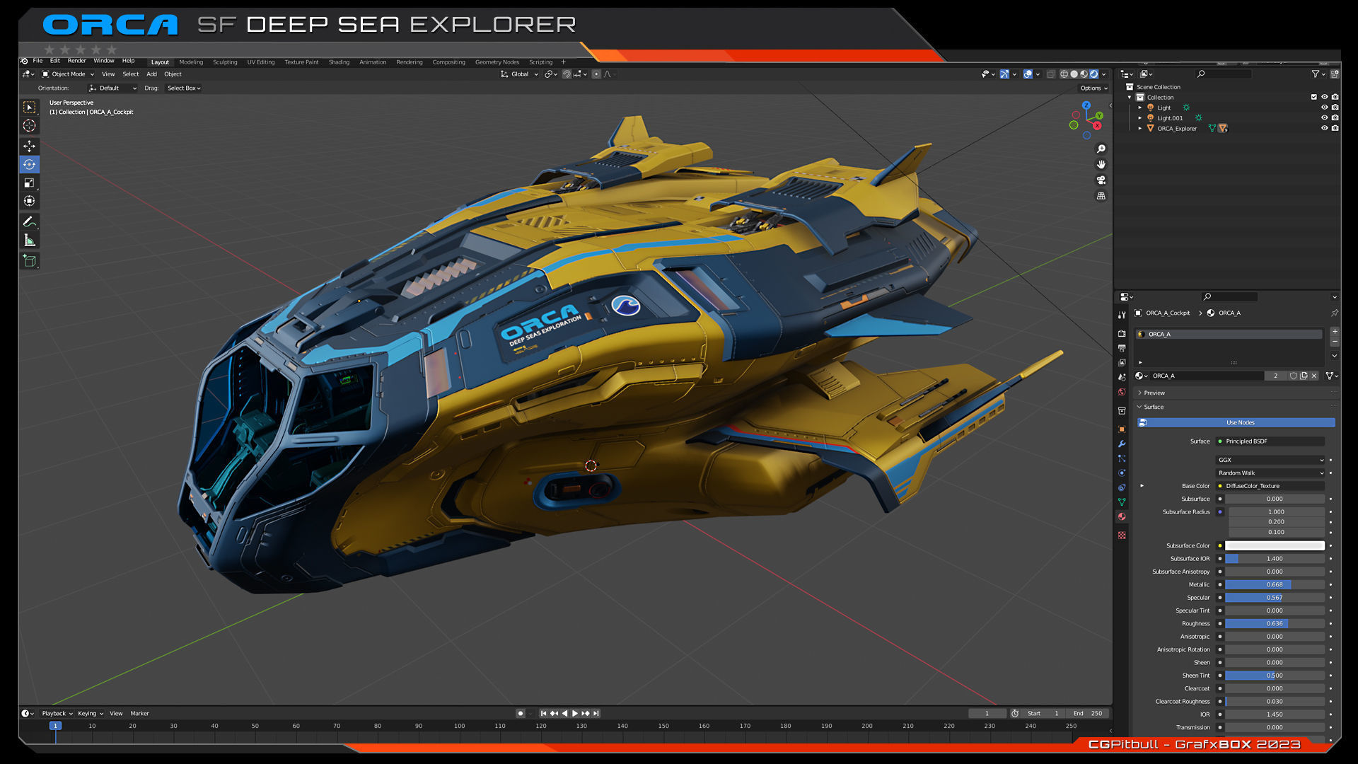 3D model SF - ORCA Explorer VR / AR / low-poly | CGTrader