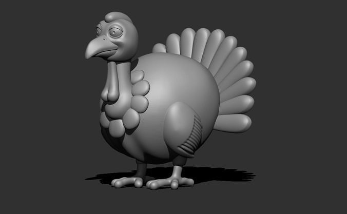 Animated Turkey Black And White