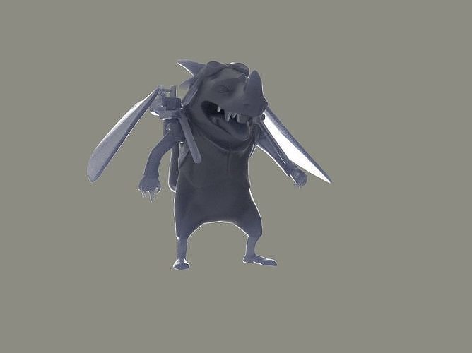 Nimble Ben Courier DOTA 2 3D Model 3D model 3D printable | CGTrader