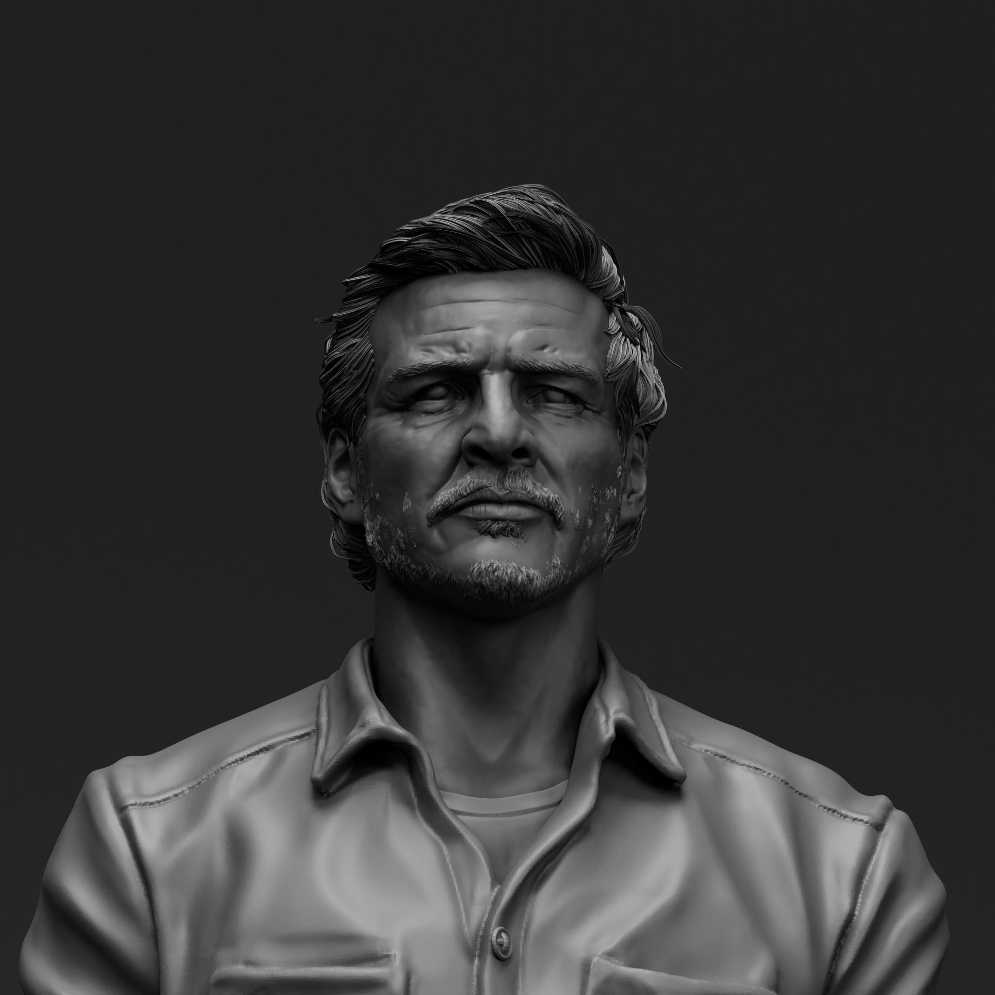 Pedro Pascal - Joel - The Last of Us 3D model 3D printable | CGTrader