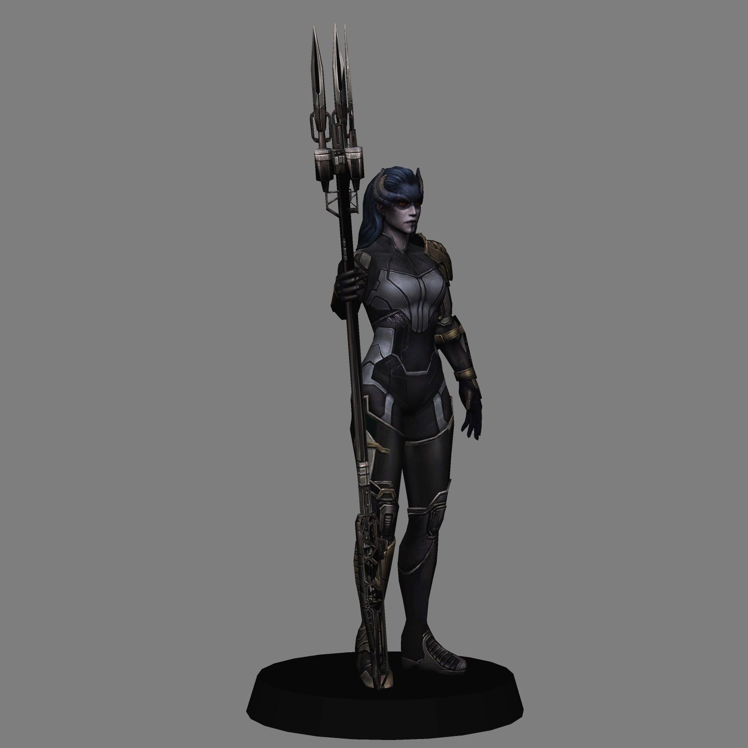 Proxima Midnight Avengers Endgame LOW POLY 3D print model 3D model 3D ...