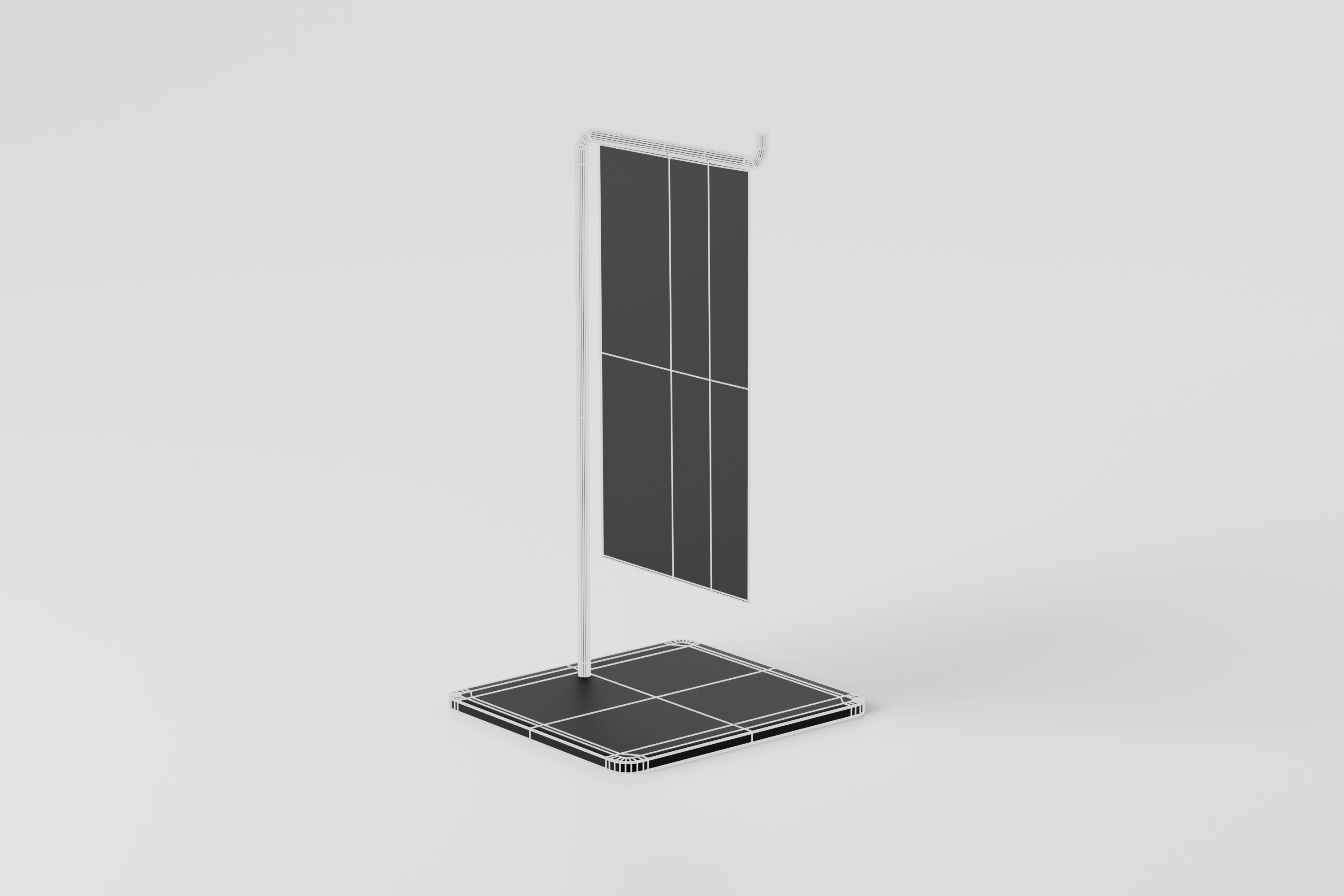 3D model Flag Banner VR / AR / low-poly | CGTrader