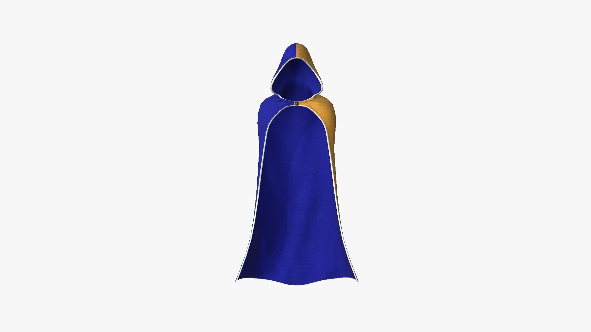 3D model Medieval Cloak A09 Blue Orange - Fantasy Character Design VR ...