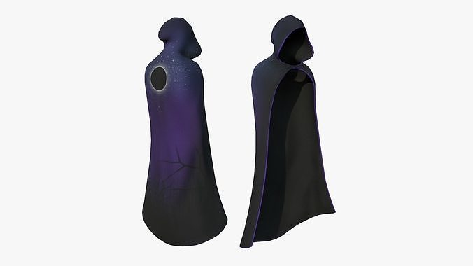 3D model Medieval Cloak A12 Galaxy - Fantasy Character Design VR / AR ...