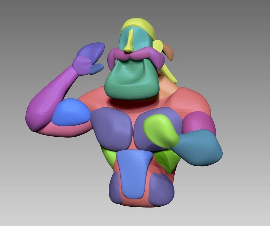 Stylized Character Hulk Hogan 3D model | CGTrader