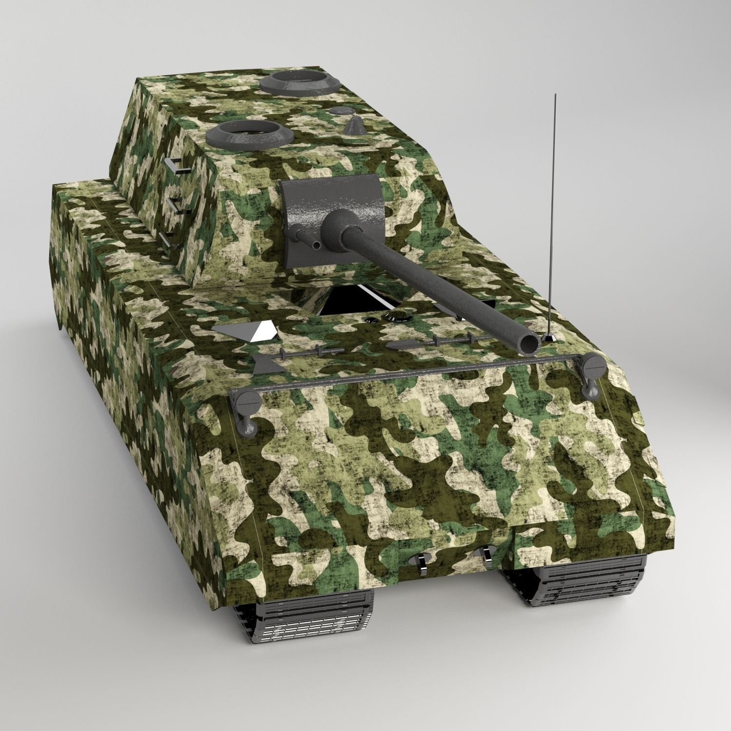 3D model Panzer VIII Maus - German Tank VR / AR / low-poly | CGTrader