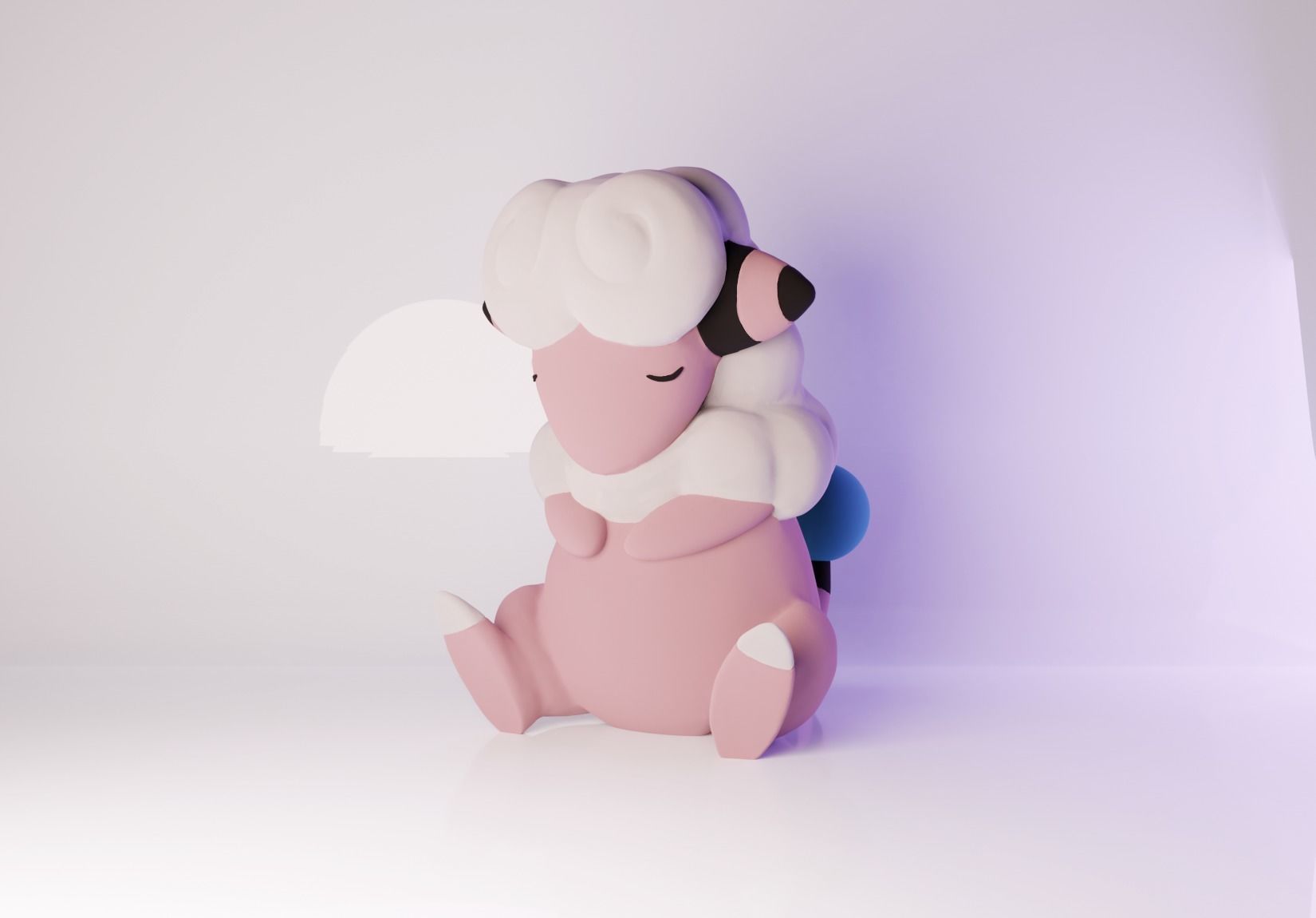Pokemon Flaaffy Sleeping 3D model 3D printable | CGTrader