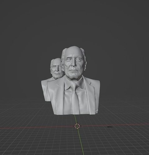 Robert Duvall 3D model 3D printable | CGTrader