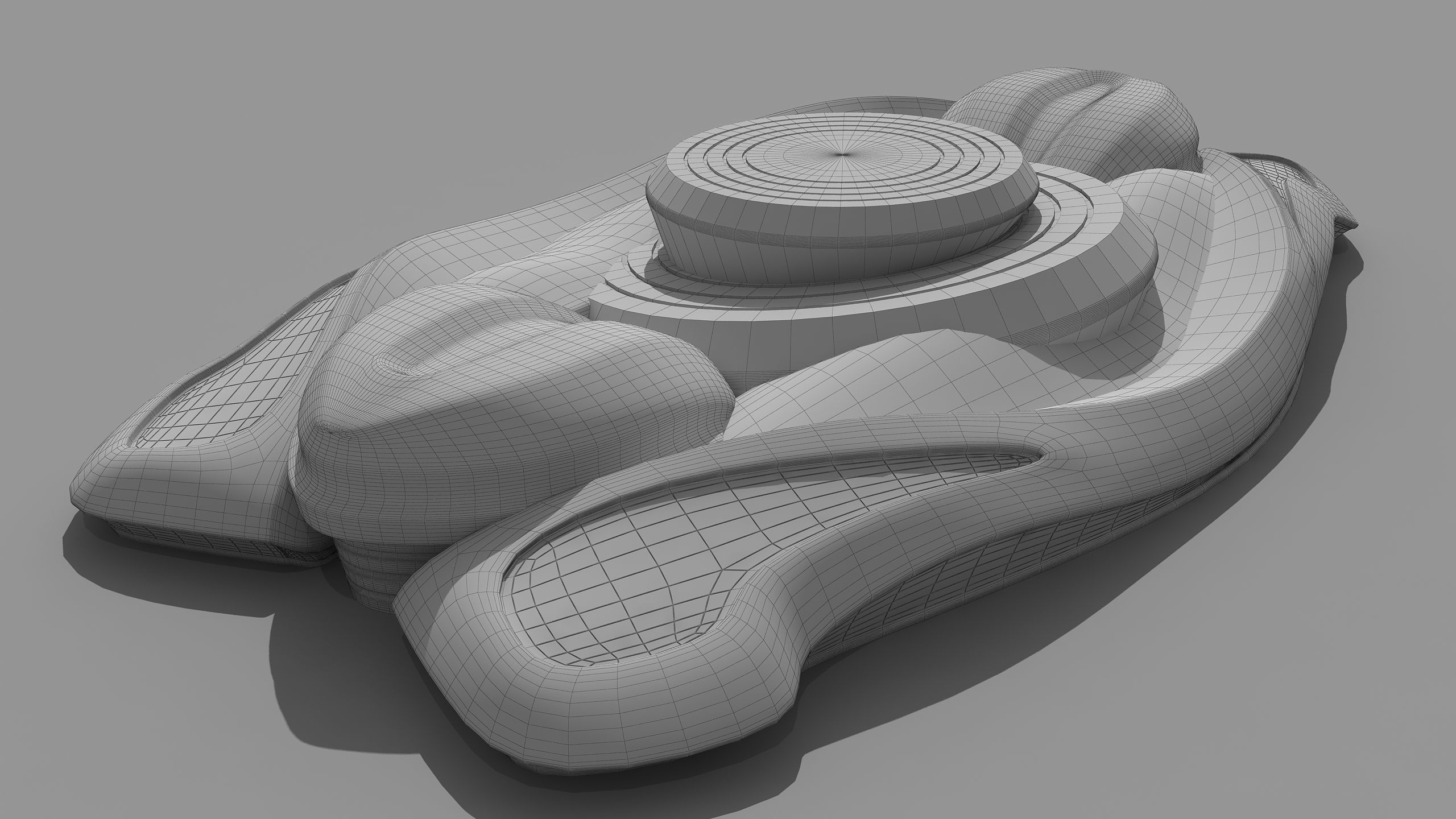 0102 - Organic Building 3D model | CGTrader