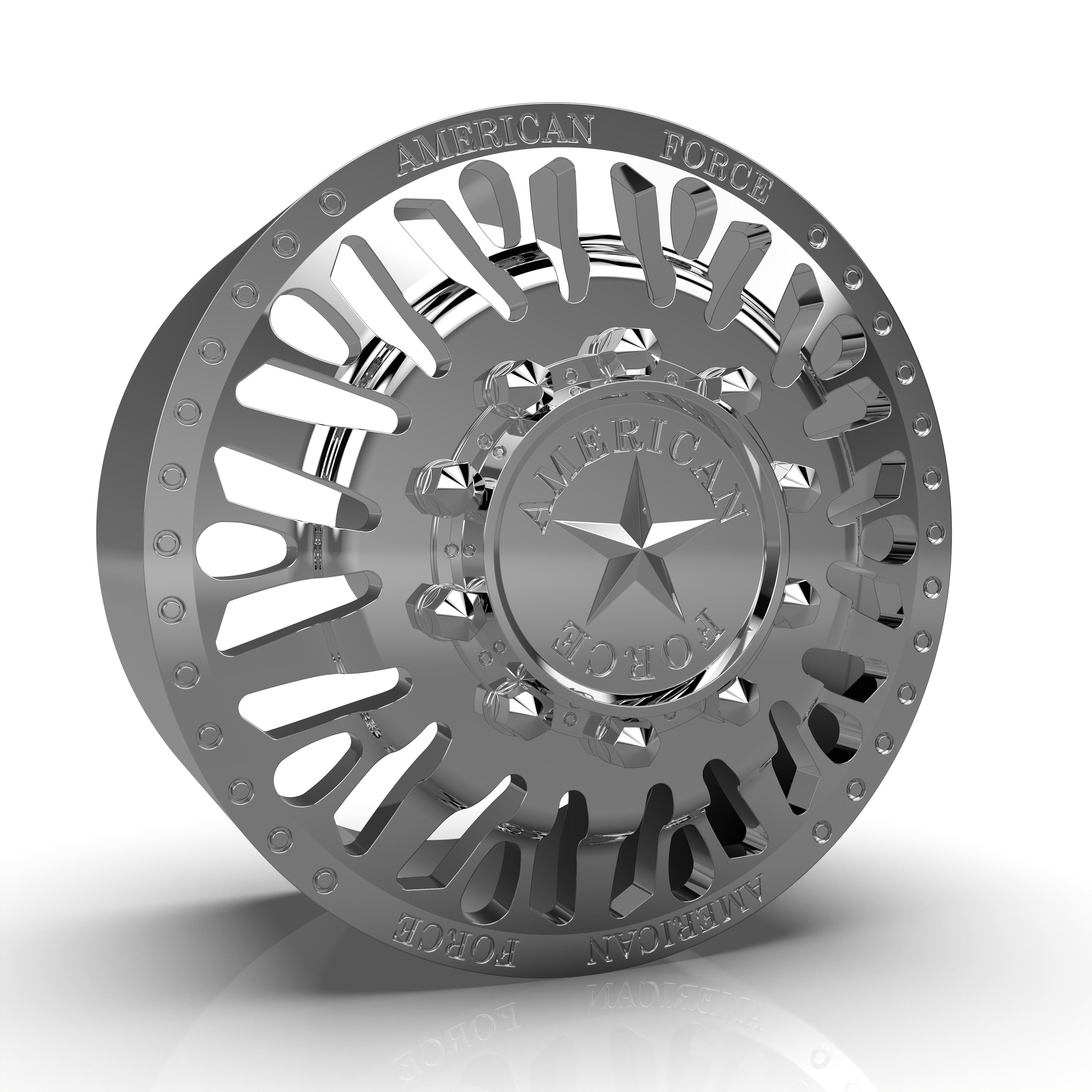 AMERICAN FORCE N12 BRAWN DRW WHEEL 3D model 3D printable | CGTrader