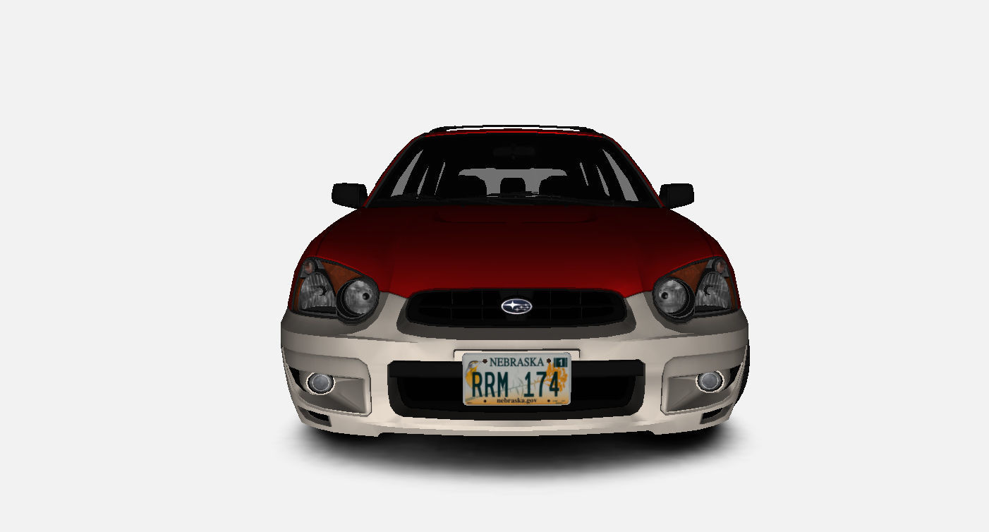 3D Model Collection Subaru Impreza GDB-GGB Civil Trims Gameready Pack ...