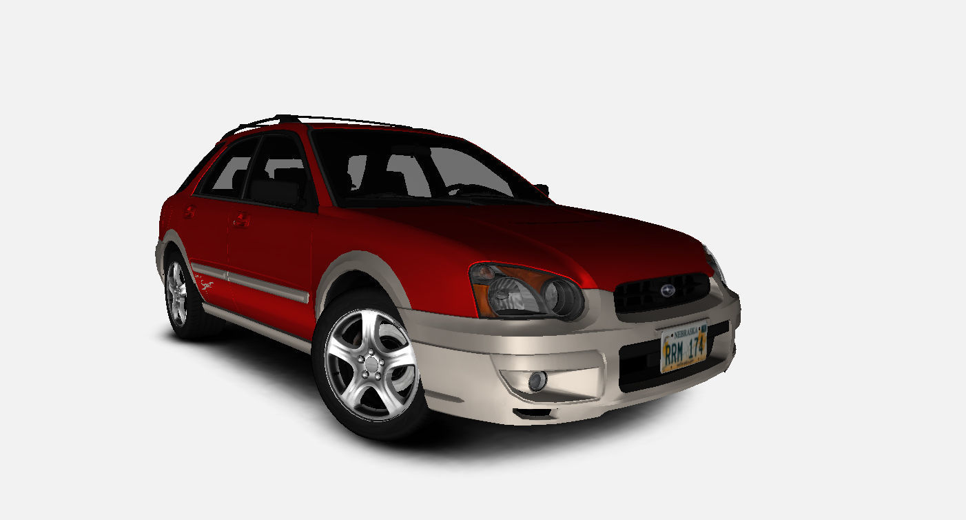 3D Model Collection Subaru Impreza GDB-GGB Civil Trims Gameready Pack ...