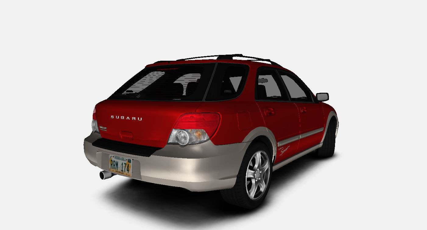 3D Model Collection Subaru Impreza GDB-GGB Civil Trims Gameready Pack ...